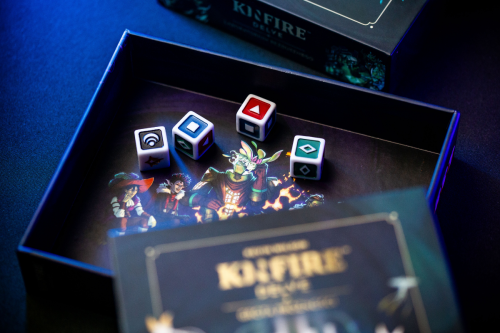 Komplet 3 Kinfire + Kinfire Delve Playmat - PORTAL GAMES Sp. z o.o